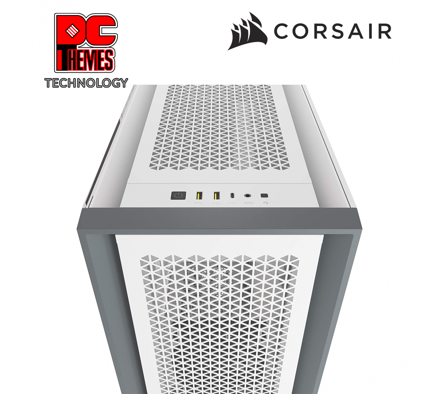 CORSAIR 5000D Airflow TG White Casing
