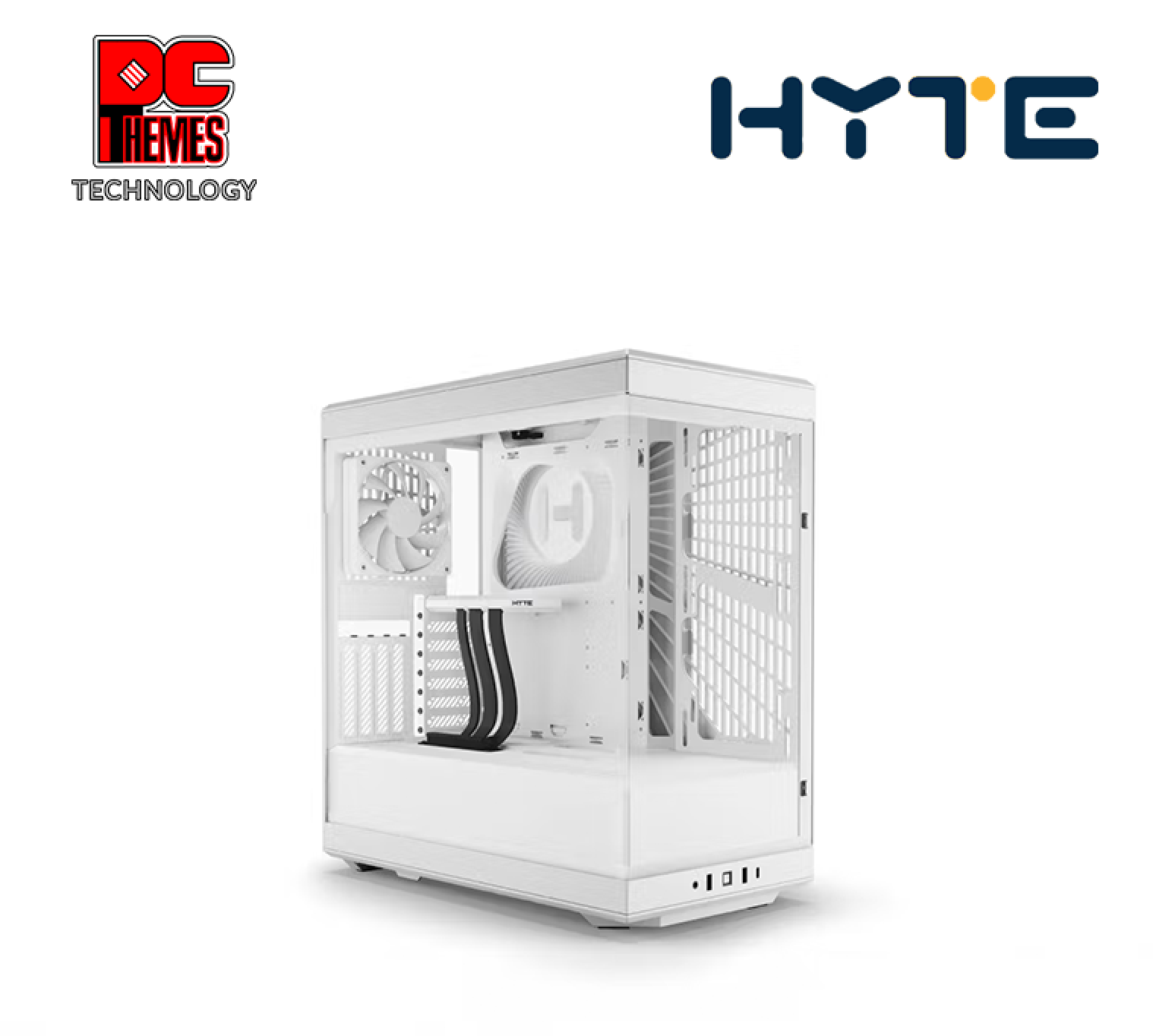 HYTE Y40 TG Mid-Tower Casing - Snow White
