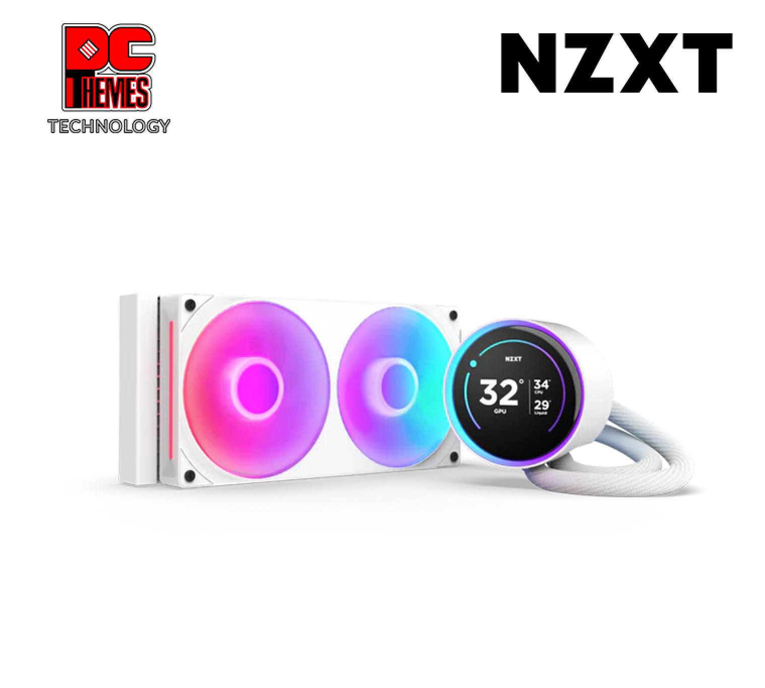 (2025) NZXT Kraken ELITE 240 RGB V2 - White AIO Cooler