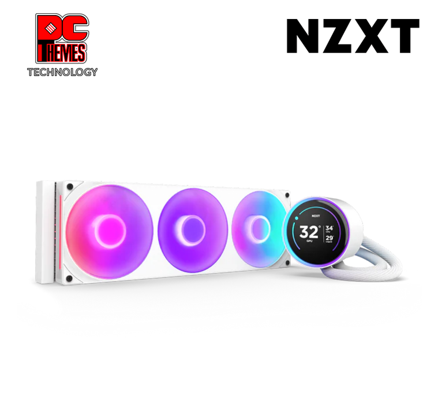 (2025) NZXT Kraken ELITE 360 RGB V2 - White AIO Cooler