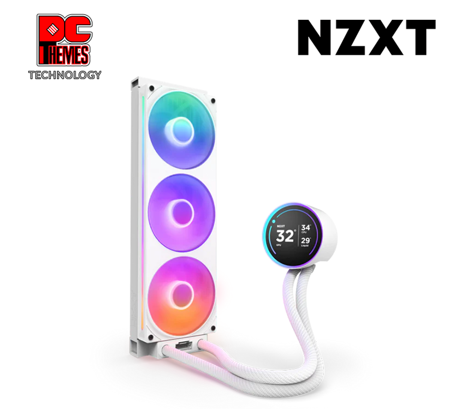 (2025) NZXT Kraken ELITE 360 RGB V2 - White AIO Cooler