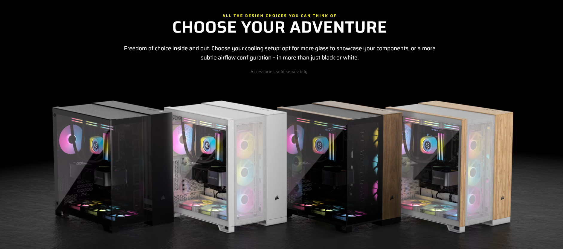 CORSAIR 6500X Mid-Tower Dual Chamber PC Casing - Black