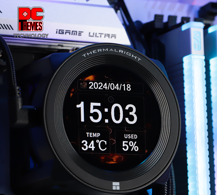 THERMALRIGHT Core Vision 360 BLACK ARGB AIO Liquid Cooler - [Black]